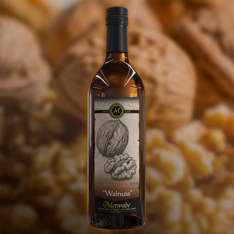 Walnut Mead Mix – Sweet Honey Wine with Nutty Flavor - Mead Shop - ME