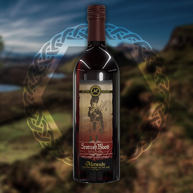 Scottish Blood – Kirschen-Met mit Whisky, exklusiv & aromatisch - Met